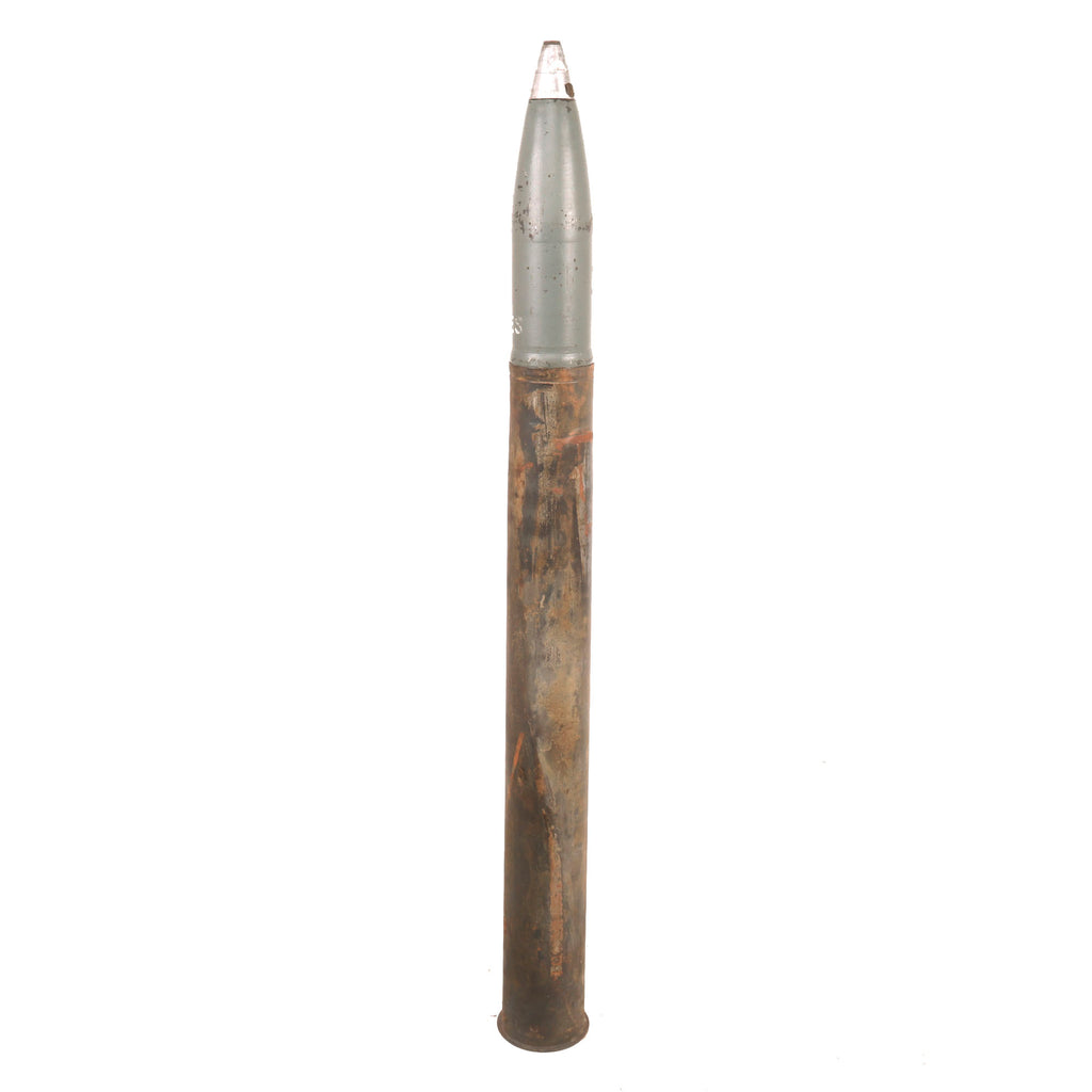 Original German WWII Inert 7.5cm Round & Casing for the Pak 40 Anti-Ta ...