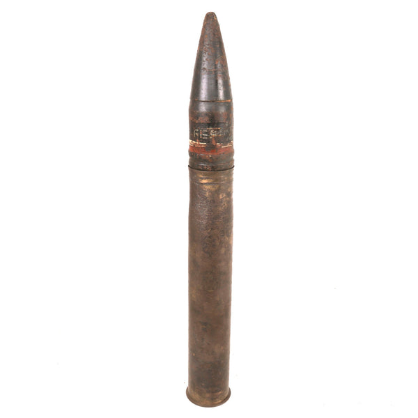 Original German WWII Kriegsmarine Inert 10.5cm Armor Piercing Panzergr ...