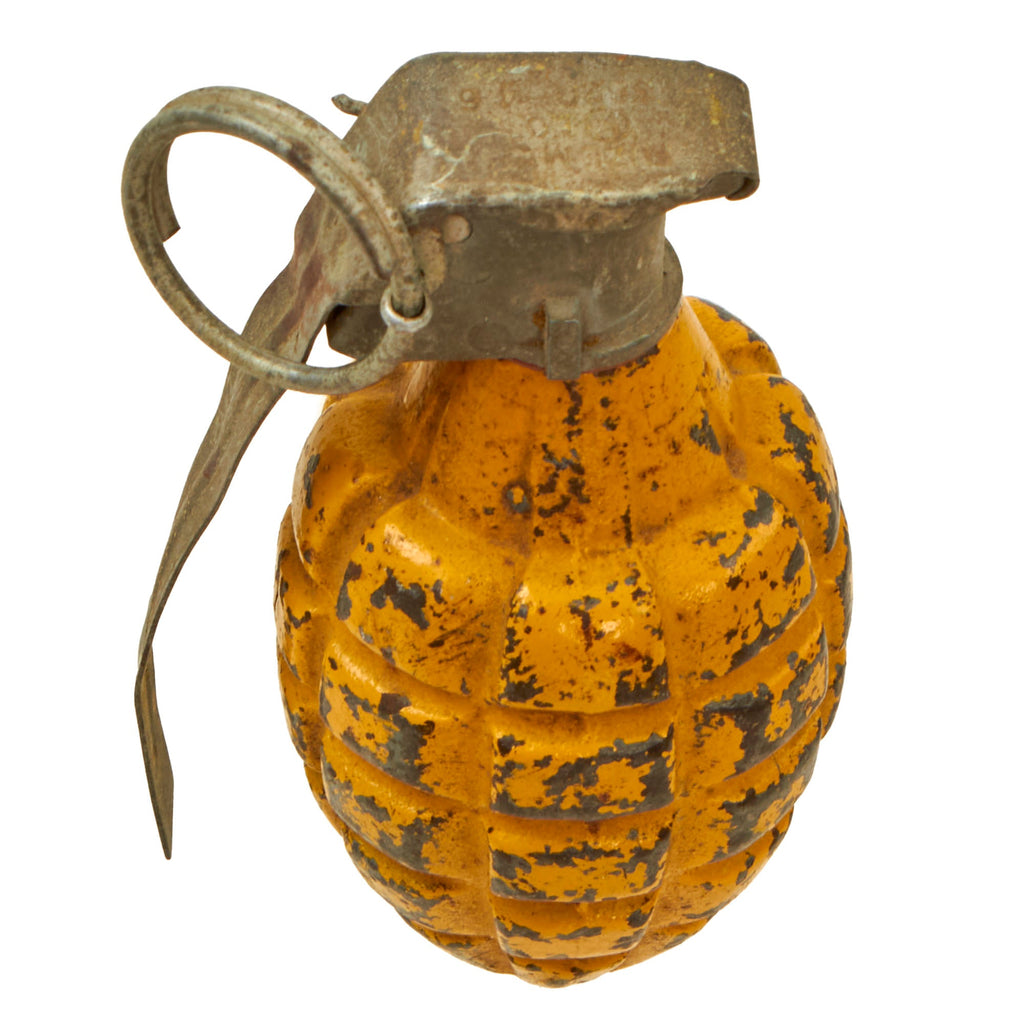Original U.S. WWII Inert MkII Yellow Early War High Explosive Pineappl ...
