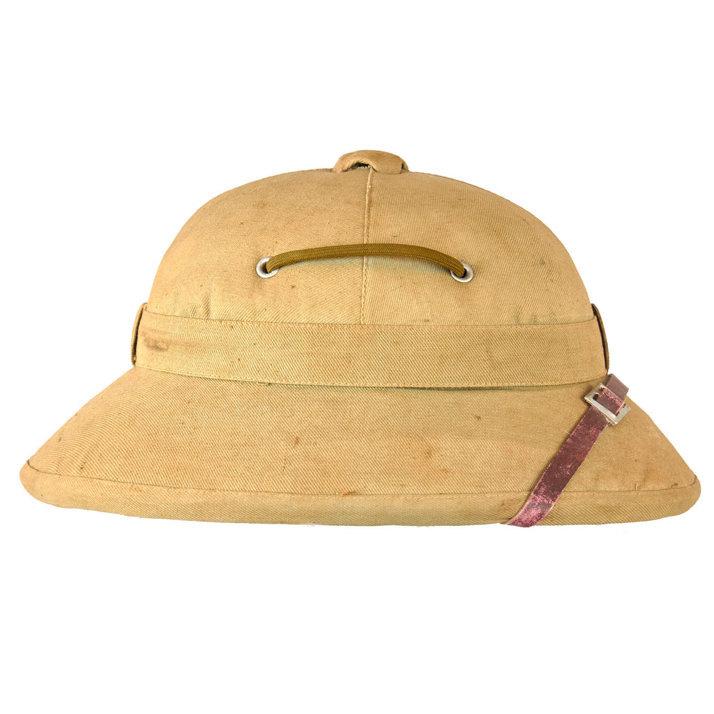 Original Vietnam War North Vietnamese Army (NVA) Pith Helmet with Red ...