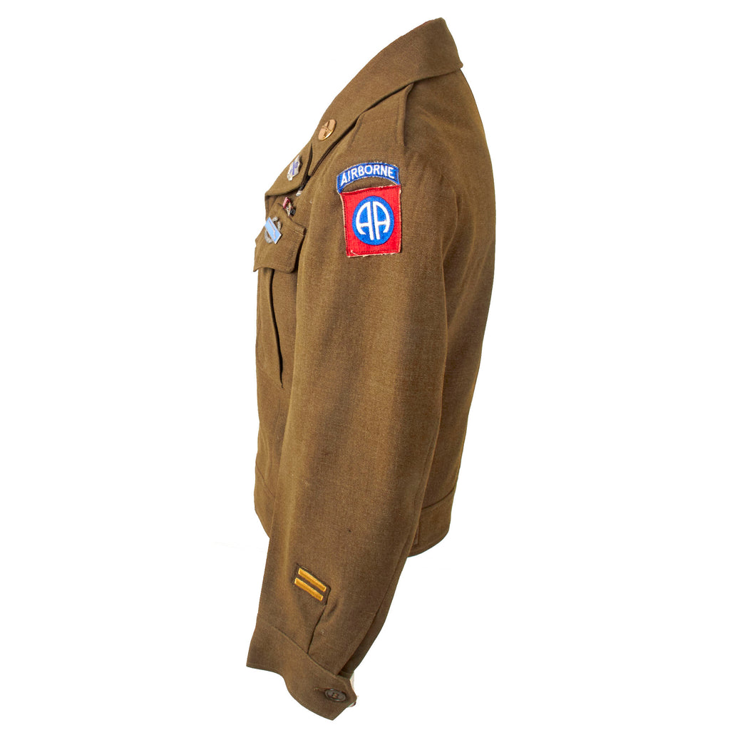 Original U.S. WWII 82nd Airborne Division Ike Jacket Uniform with Phot ...