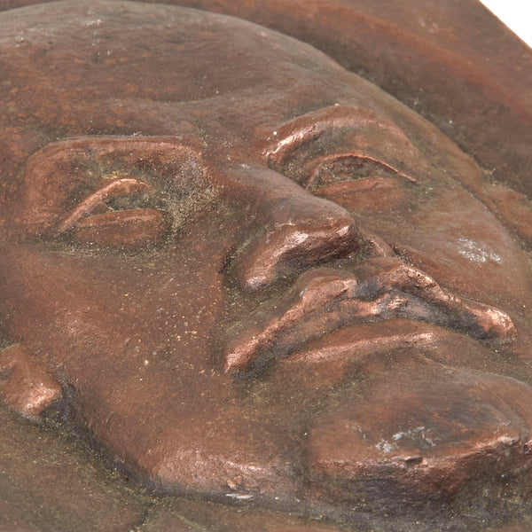 Original Soviet Cold War Era Vladimir Lenin Facing Forward Wall Plaque ...