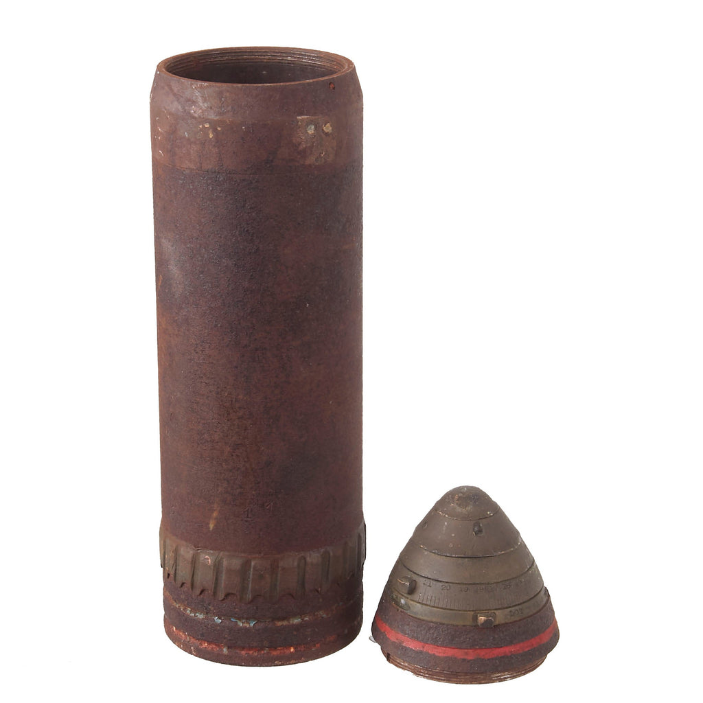 Original U.S. WWI Model 1907 75mm Artillery Round with Fuze - Inert ...