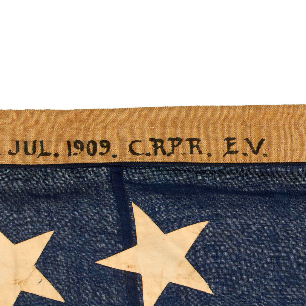 Original U.S. Moro Rebellion Era U.S. Navy Ensign #5 45-Star Flag Flow ...