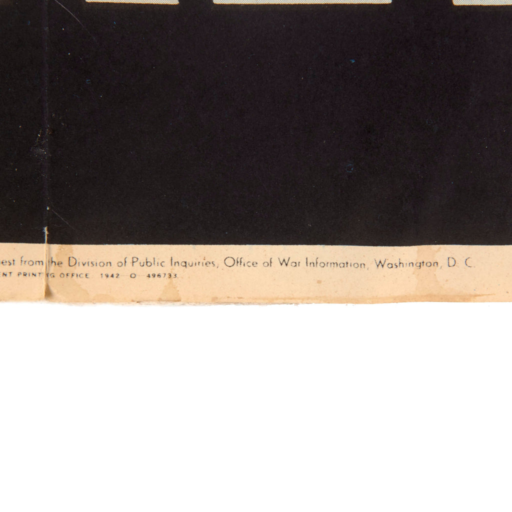 Original U.S. WWII 1942 Someone Talked OWI Propaganda Poster by Fritz ...