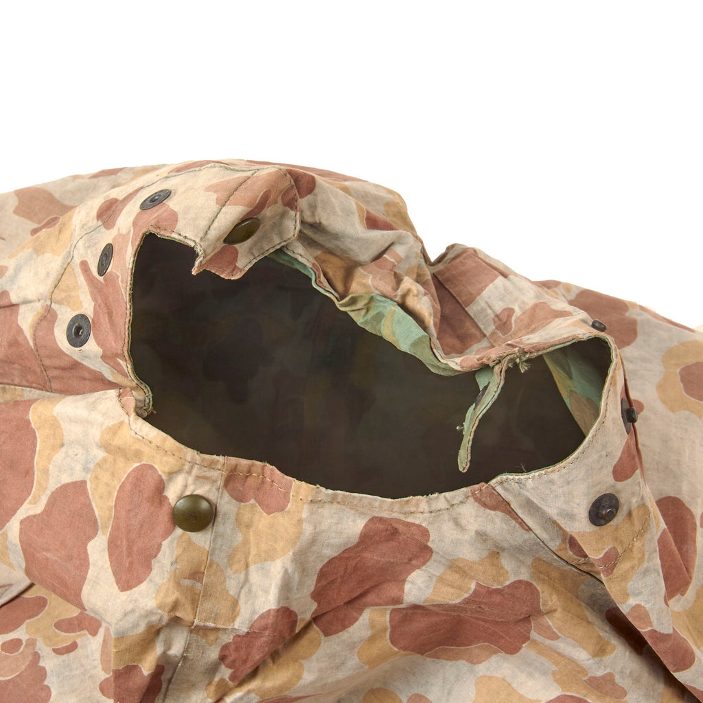 Original U.S. WWII USMC “M-1942 Reversible Spot Pattern” Camouflage Ra ...