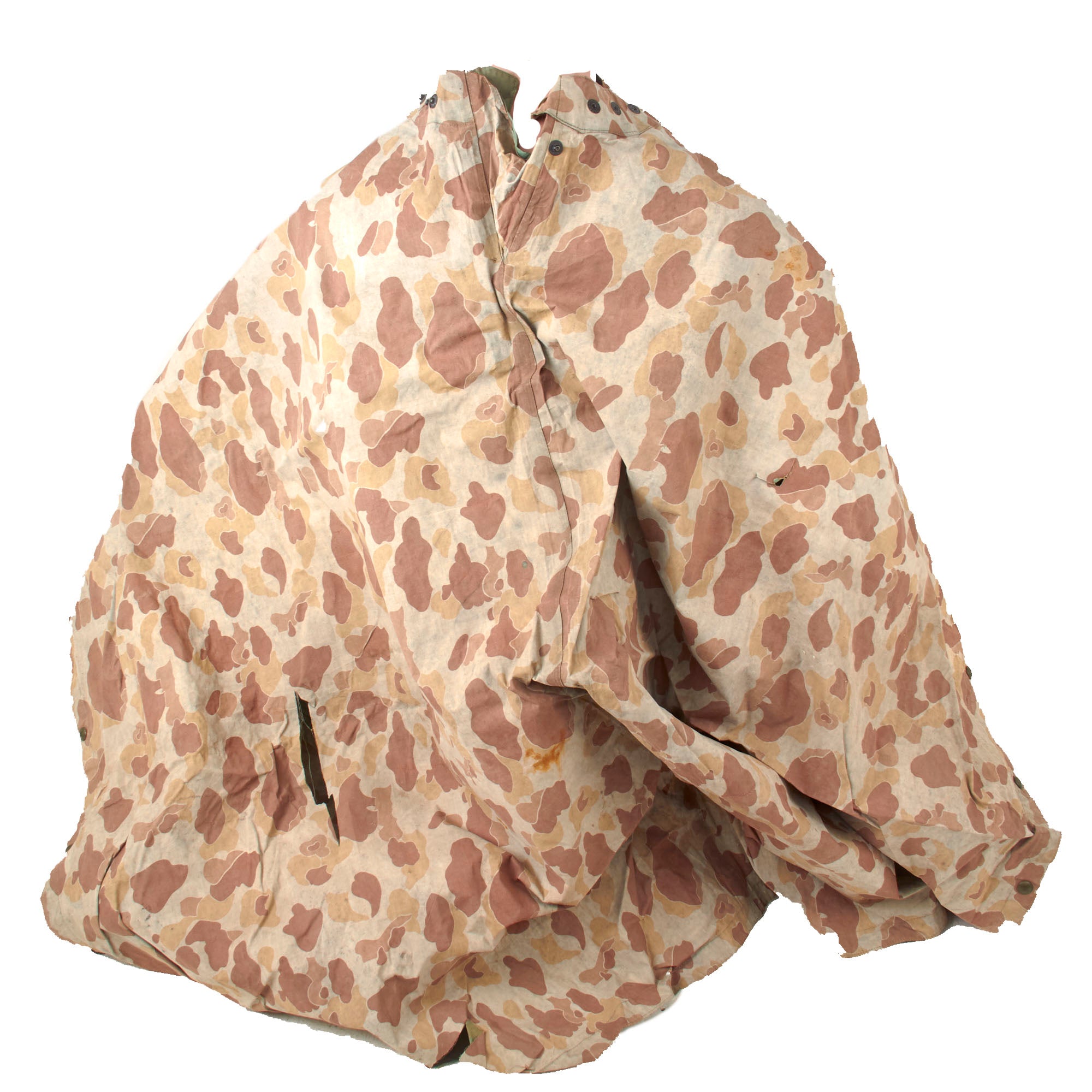 Original U.S. WWII USMC “M-1942 Reversible Spot Pattern” Camouflage Ra ...