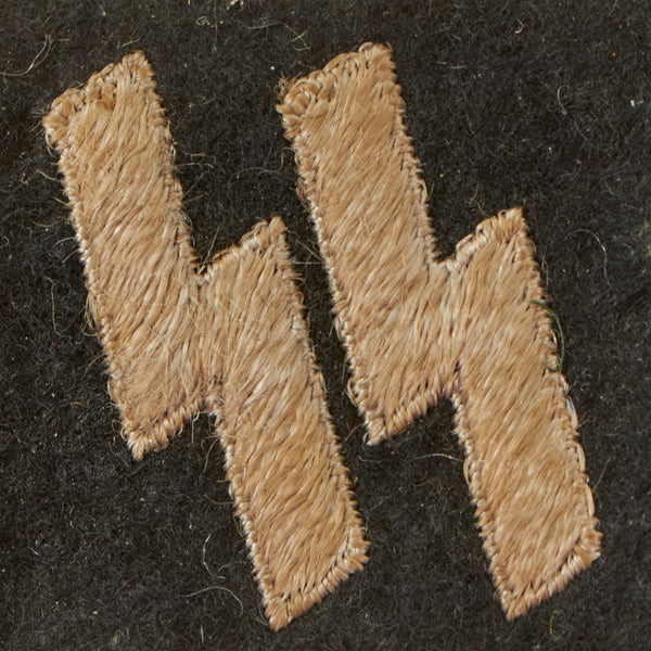 Original German WWII Uniform Removed SS EM/NCO Type 2 Double Sig Rune ...