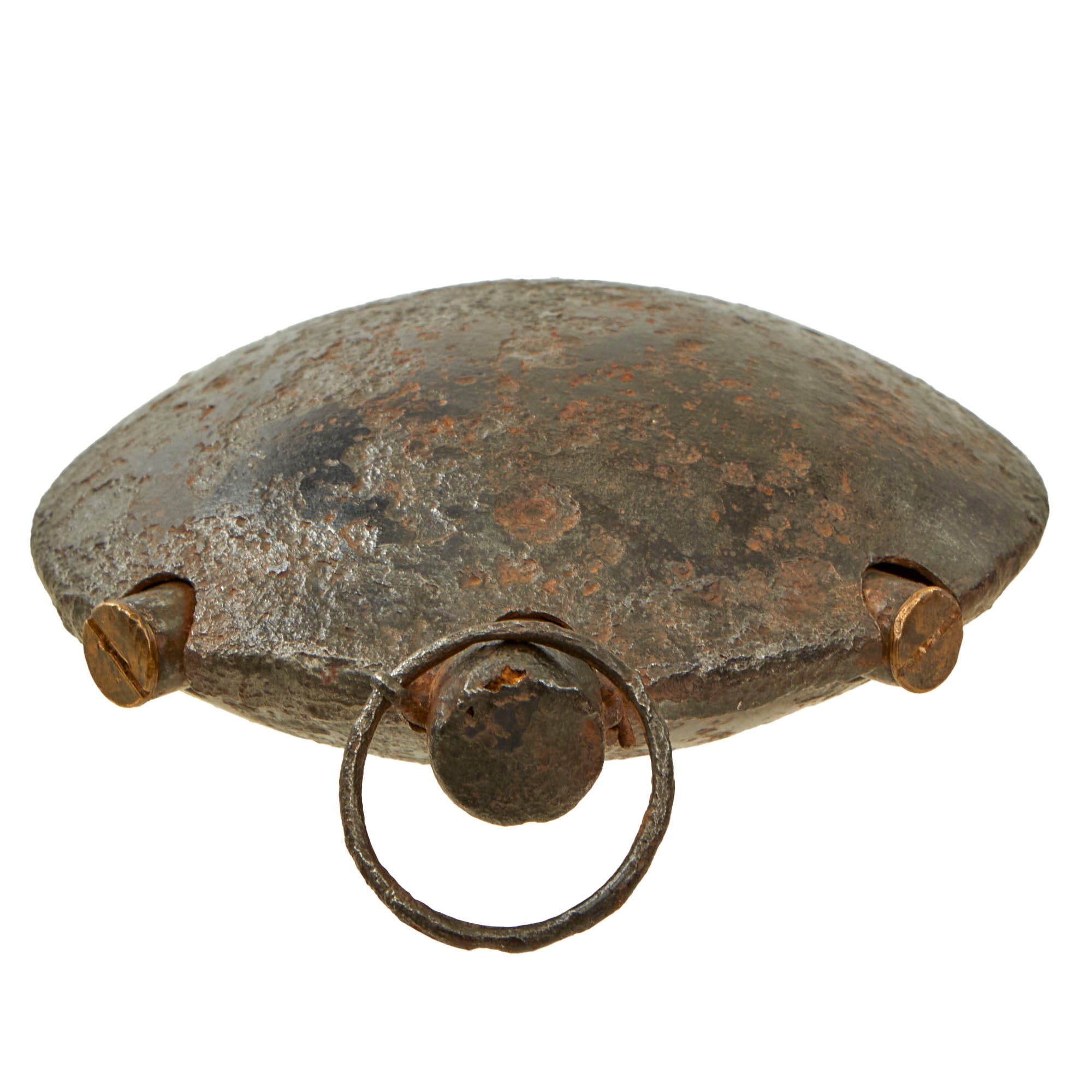 Original German WWI Model 1915 Inert "Turtle" Offensive Discus Hand Gr ...