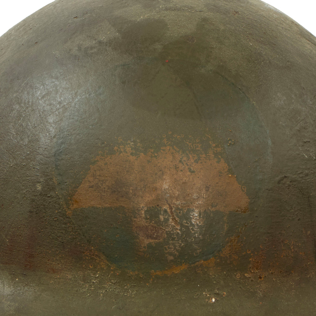 Original U.S. WWI British-Made Mk. I Helmet with Unidentified Insignia ...