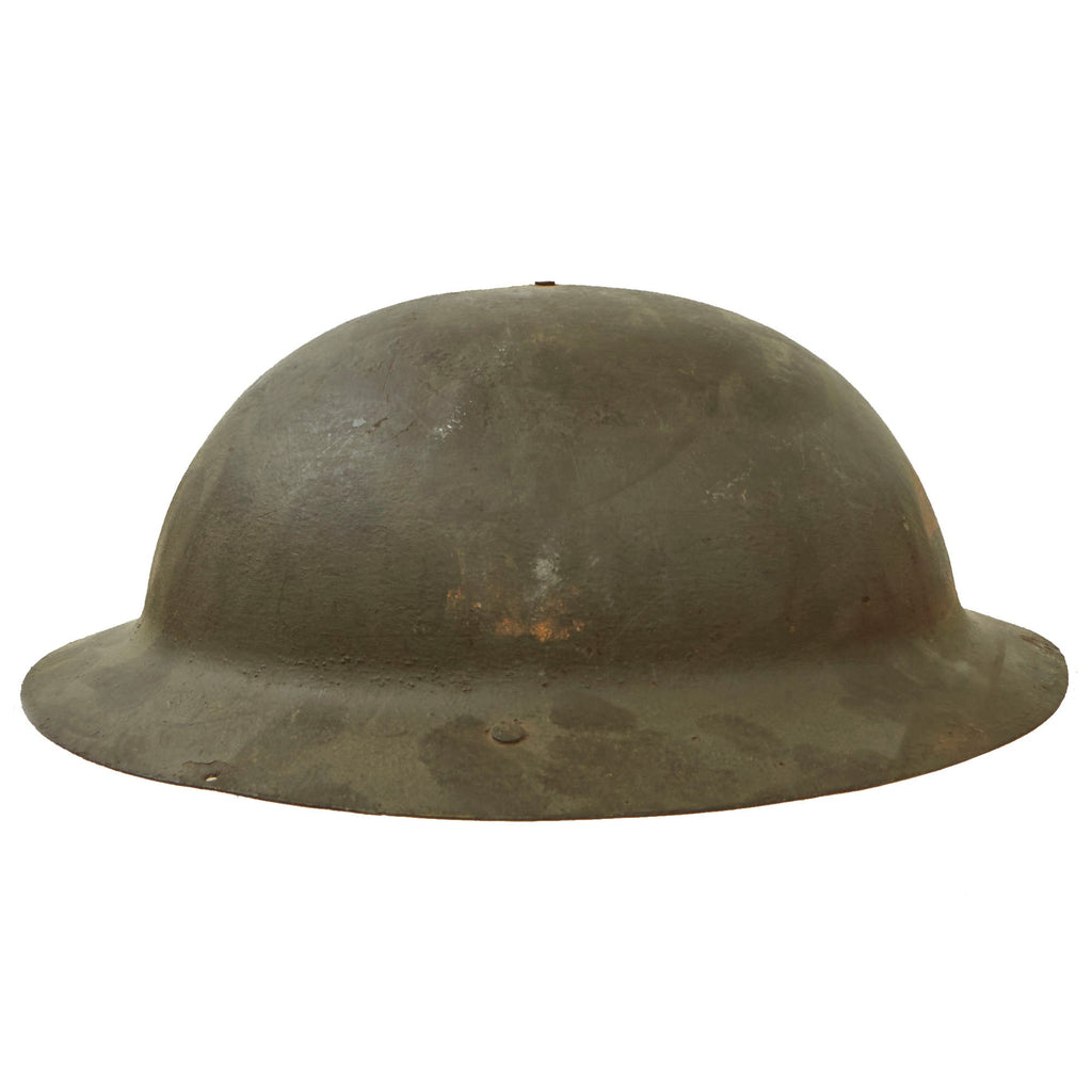 Original U.S. WWI British-Made Mk. I Helmet with Unidentified Insignia ...