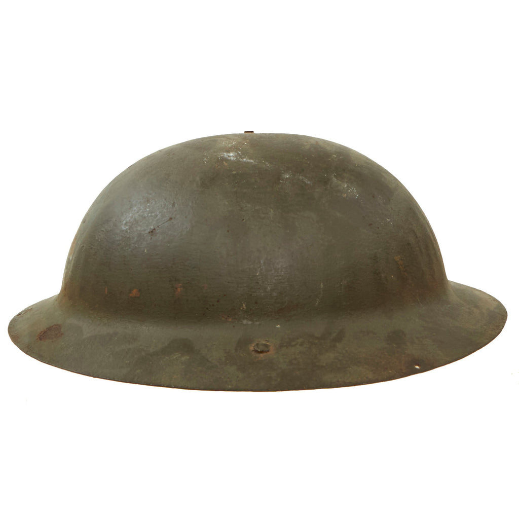 Original U.S. WWI British-Made Mk. I Helmet with Unidentified Insignia ...