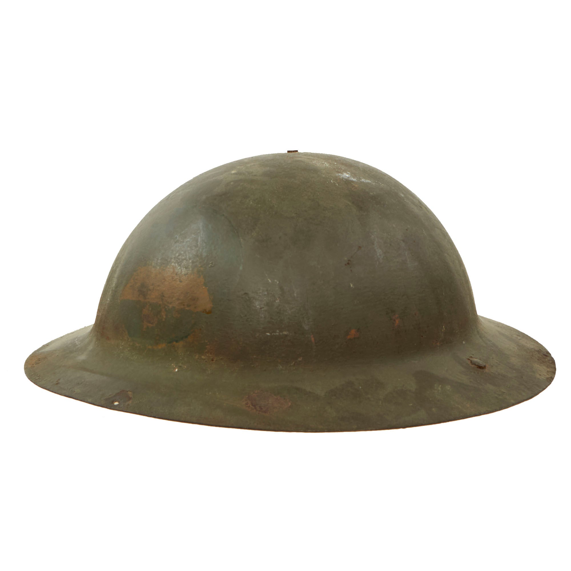 Original U.S. WWI British-Made Mk. I Helmet with Unidentified Insignia ...