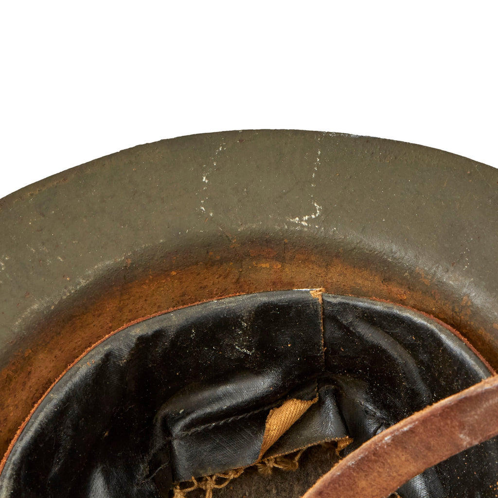 Original U.S. WWI British-Made Mk. I Helmet with Unidentified Insignia ...