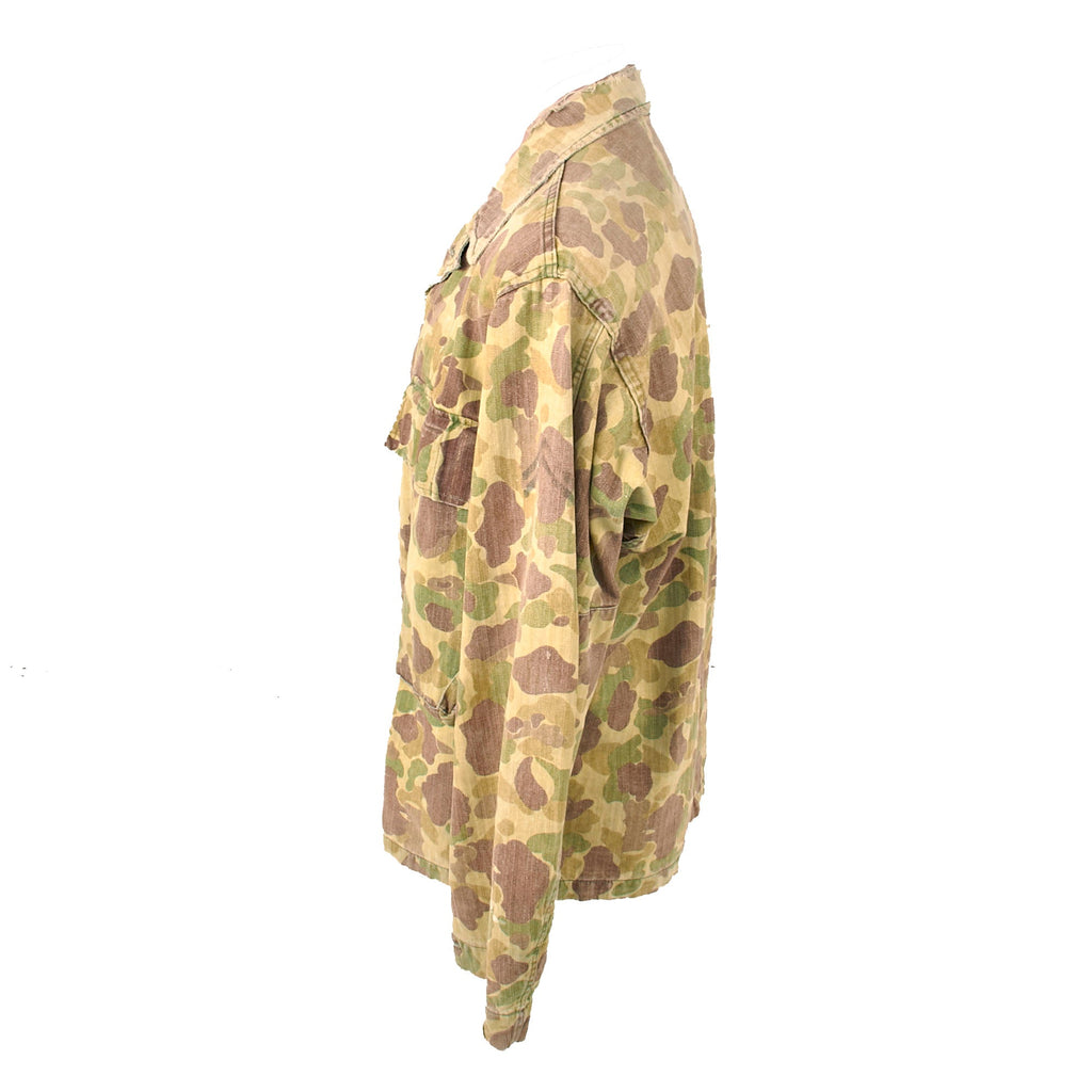 Original U.S. WWII US Army Service-Worn HBT Camouflage Pattern Uniform ...