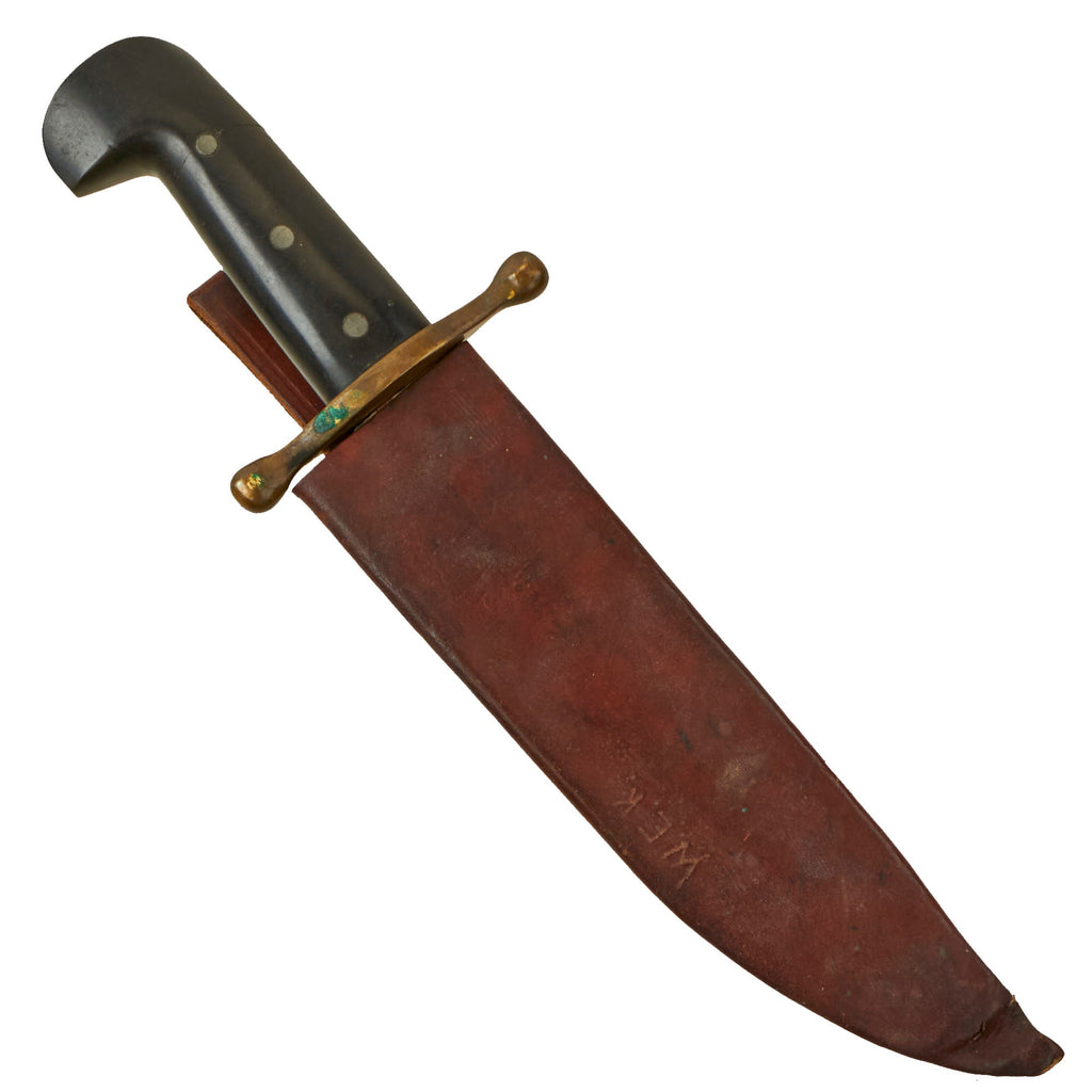 Original U.S. WWII Case XX V44 Pilot Survival Kit Bowie Knife with Sca ...