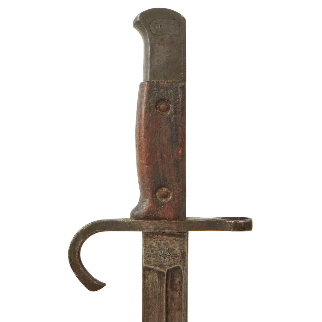 Original Japanese WWII Early Arisaka Type 30 Hooked Quillon Bayonet wi ...