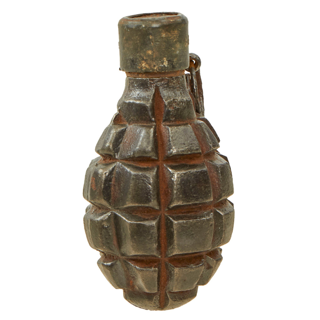 Original French WWII F1 Hand Grenade with Mle 1935 Fuze - Inert ...