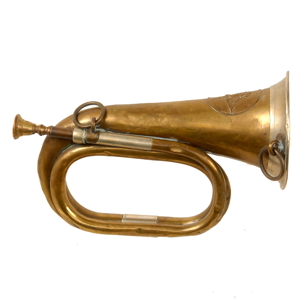 Original Imperial German WWI Military Bugle Bearing Prussian Crest by ...