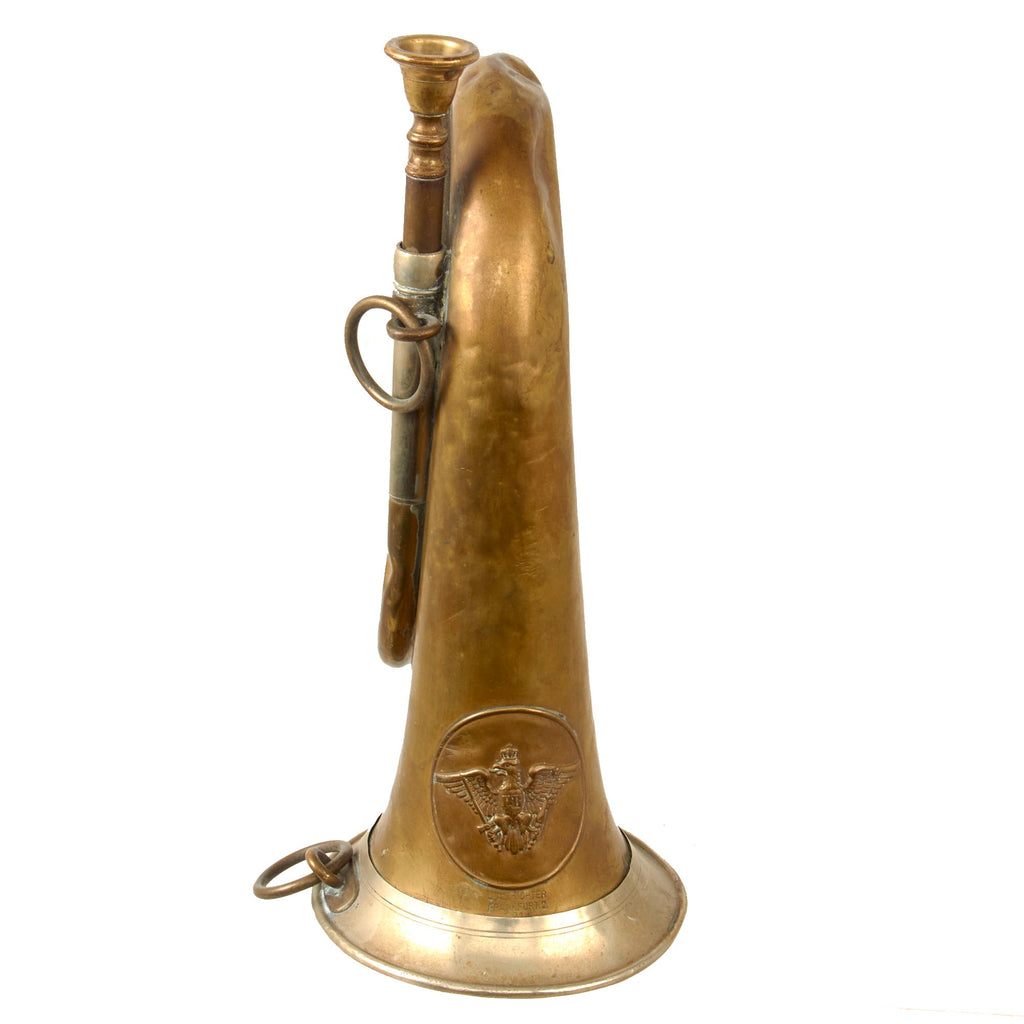 Original Imperial German WWI Military Bugle Bearing Prussian Crest by ...