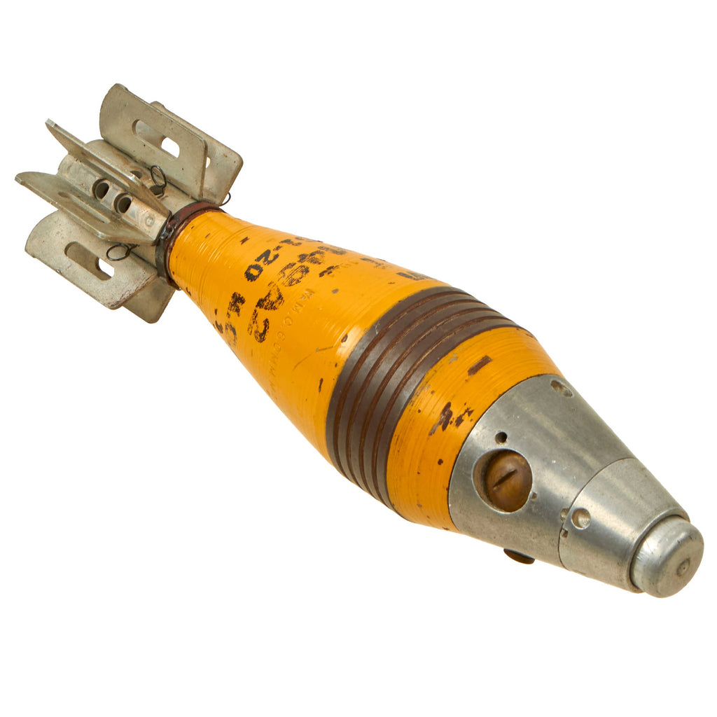 Original U.S. WWII 1941 Dated M49A2 60mm Deactivated High Explosive Mo ...