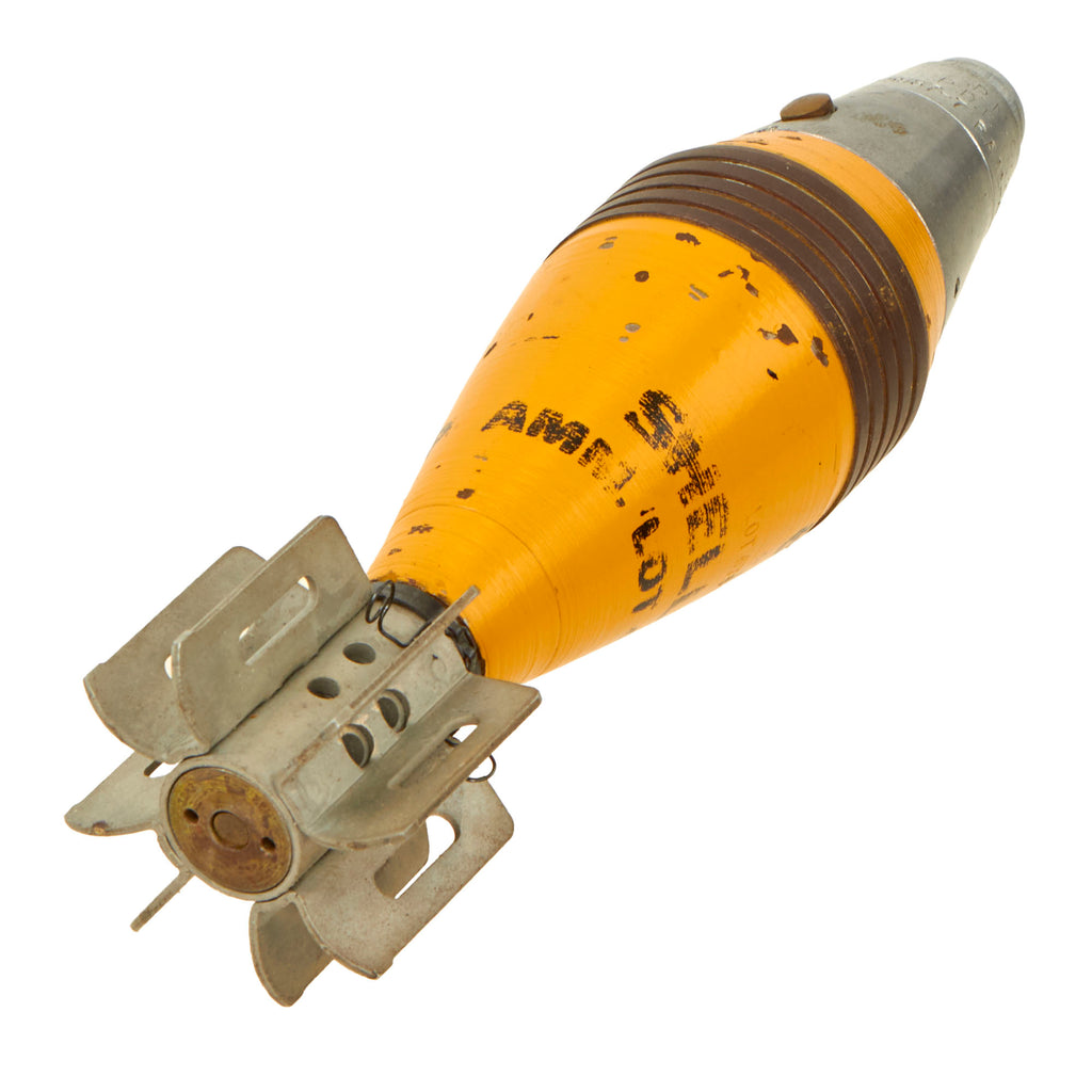 Original U.S. WWII 1941 Dated M49A2 60mm Deactivated High Explosive Mo ...