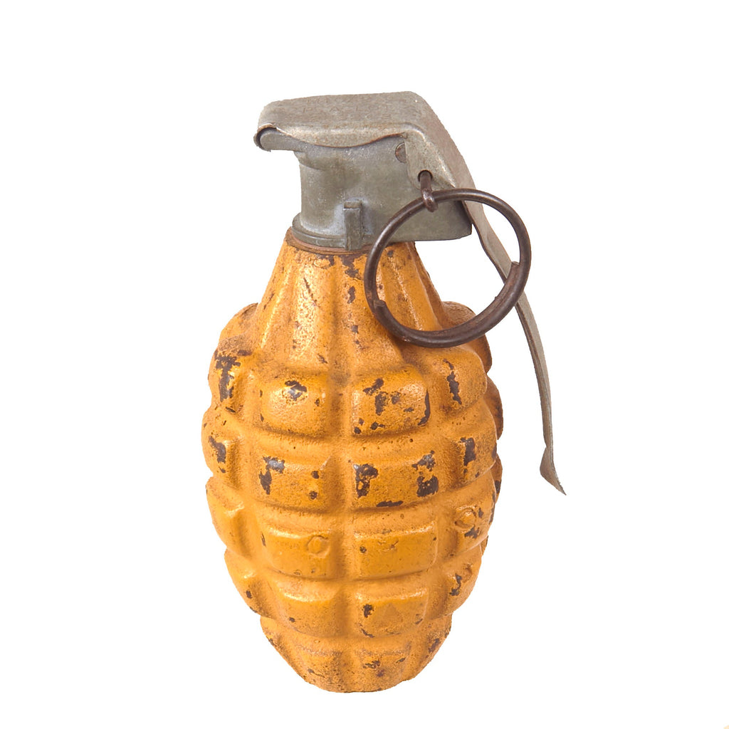 Original U.S. WWII Inert MkII Yellow Early War High Explosive Pineappl ...