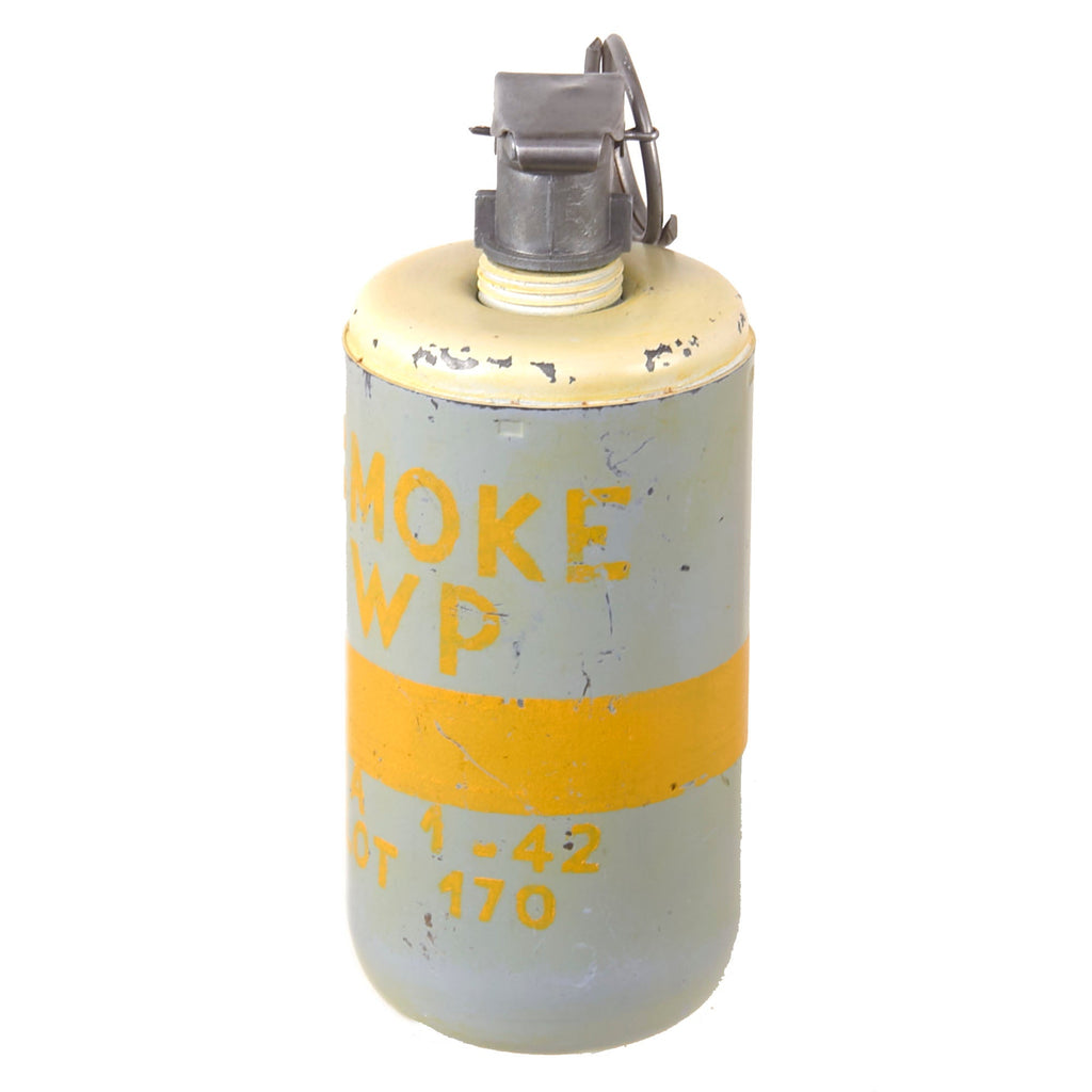 Original U.S. WWII Inert M15 White Phosphorus “Willie Pete” Smoke Gren ...