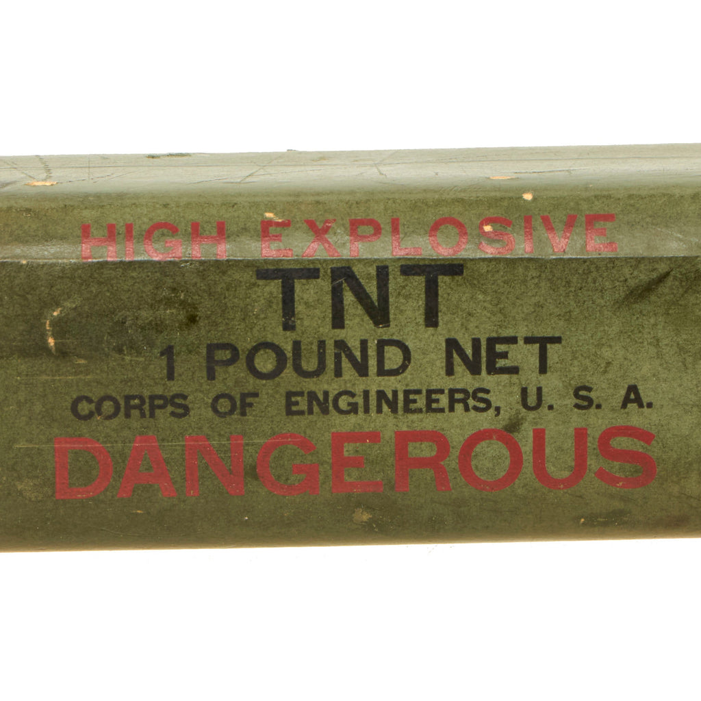 Original U.S. WWII Corps of Engineers High Explosive TNT 1 Pound Block ...