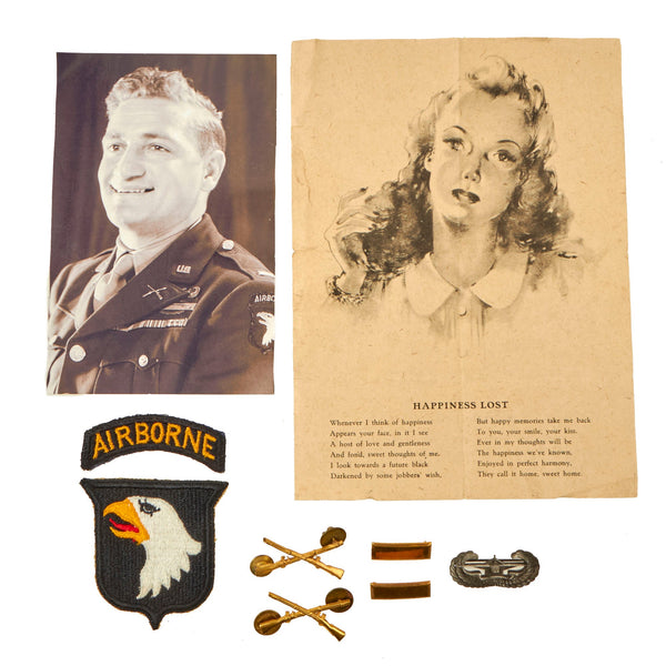 Original U.S. WWII 101st Airborne 401st Glider Infantry Patch & Insign ...