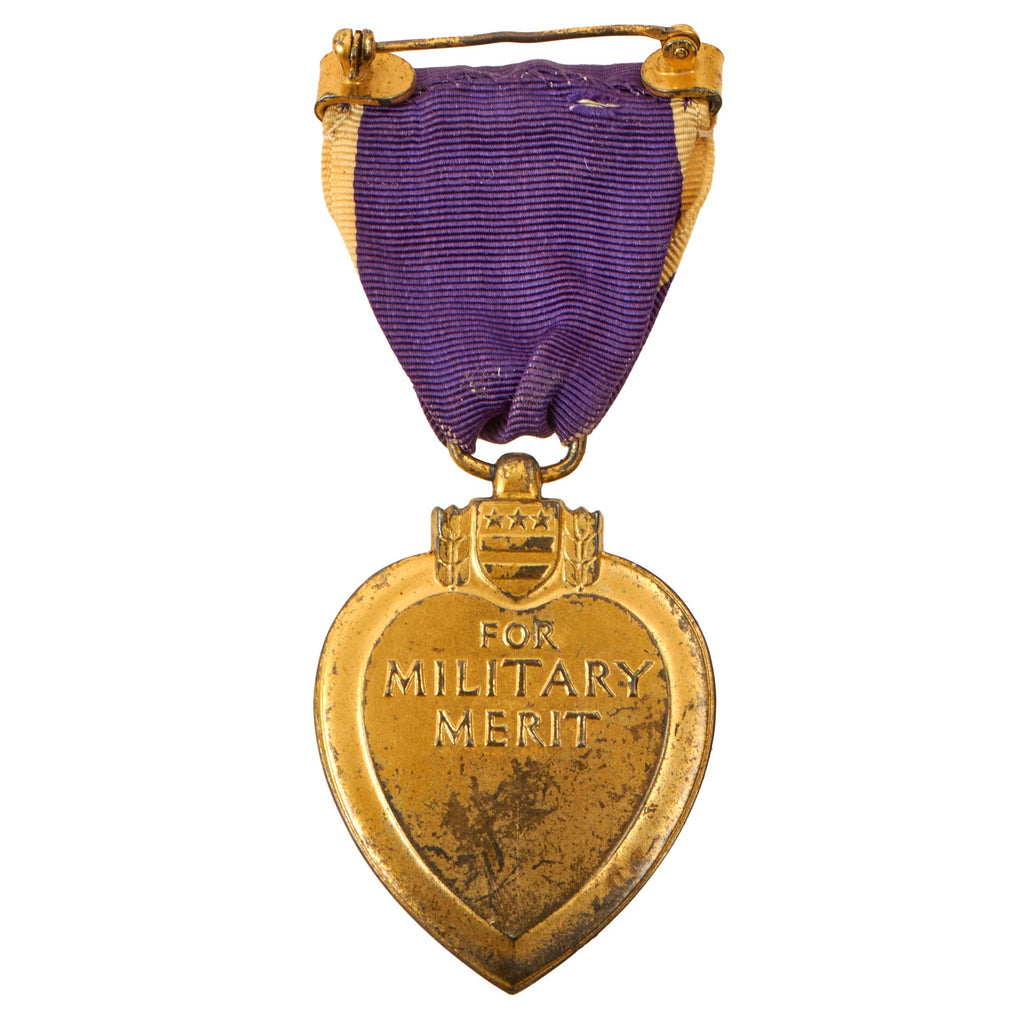 Original U.S. WWII USMC Okinawa Purple Heart Grouping with 1st Marine ...