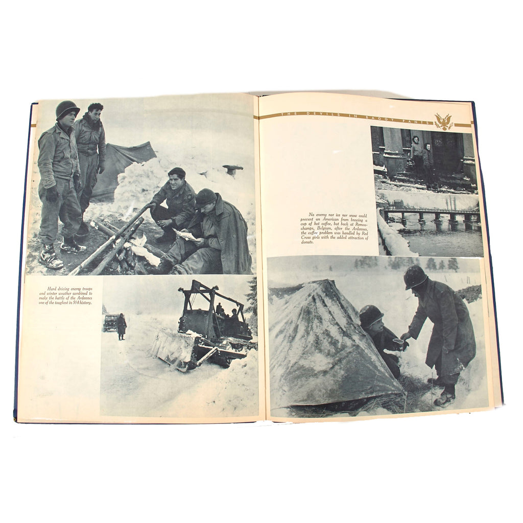 Original U.S. WWII 504th PIR 82nd Airborne Uniform Grouping with Dog T ...