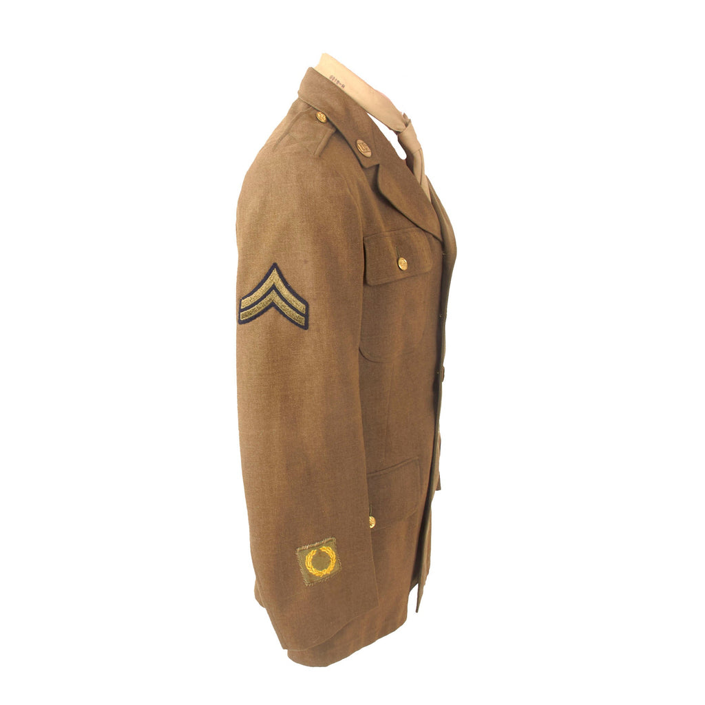 Original U.S. WWII AAF Corporal’s Uniform Jacket with “50 Mission” Pat ...