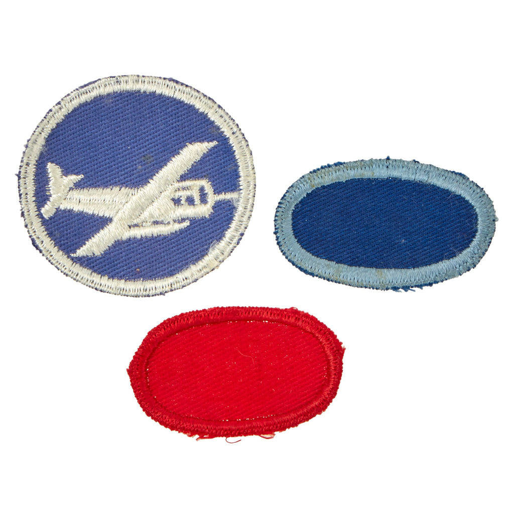 Original U.S. WWII Paratrooper & Glider Patch & Oval Flash Group - 6 I ...