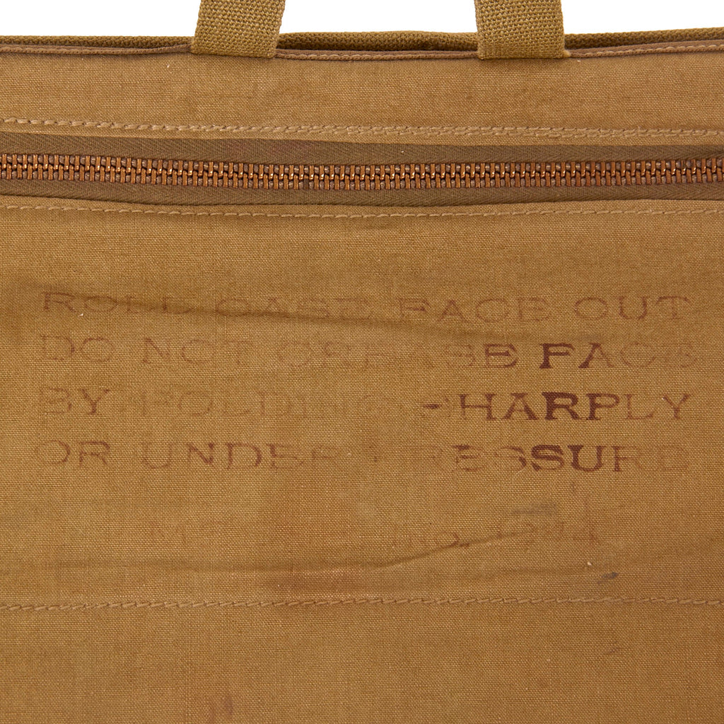 Original U.S. WWII Jeep Canvas Roll Map Case with Map of Heidelberg Sh ...