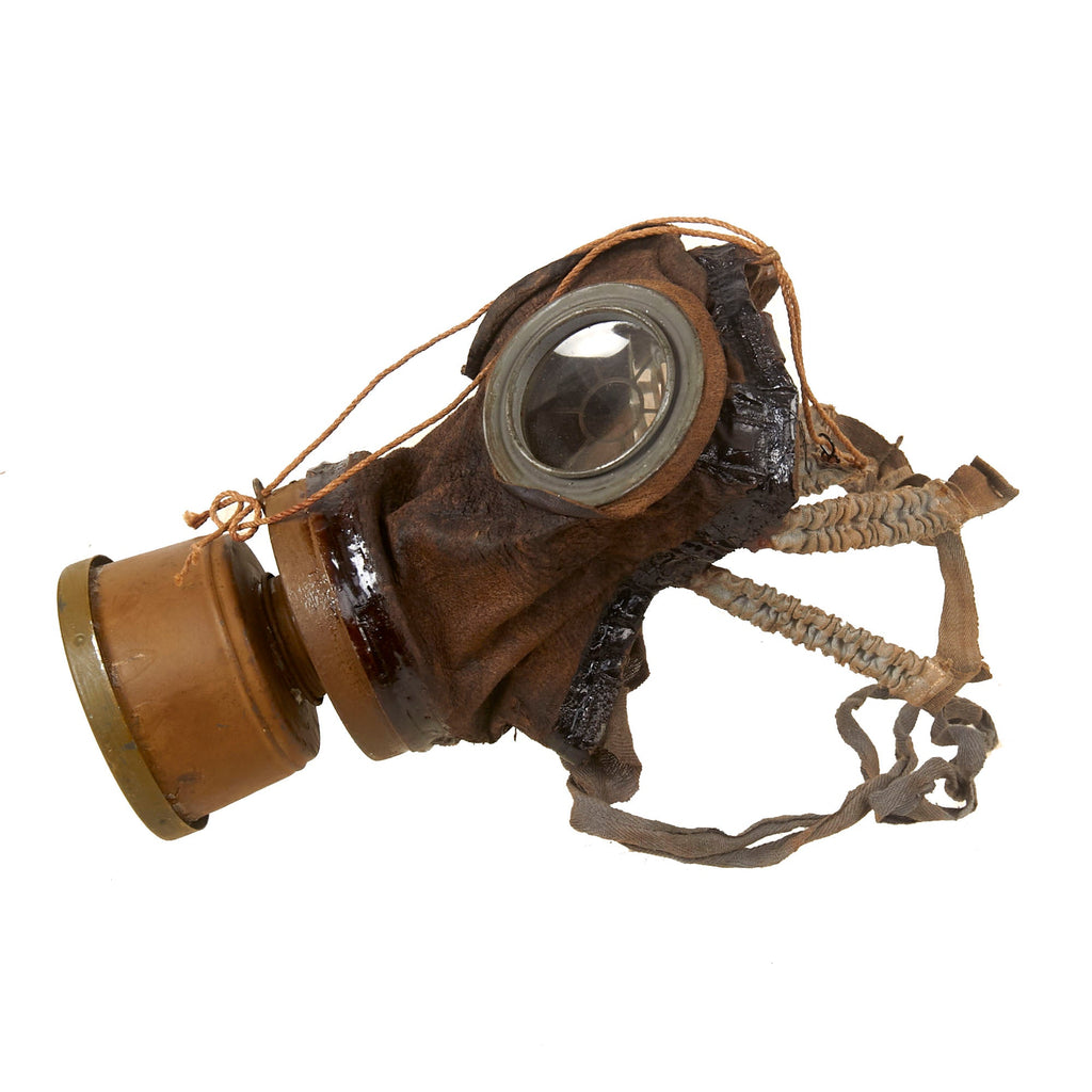 Original French WWI ARS Gas Mask Made from Captured & Converted German ...