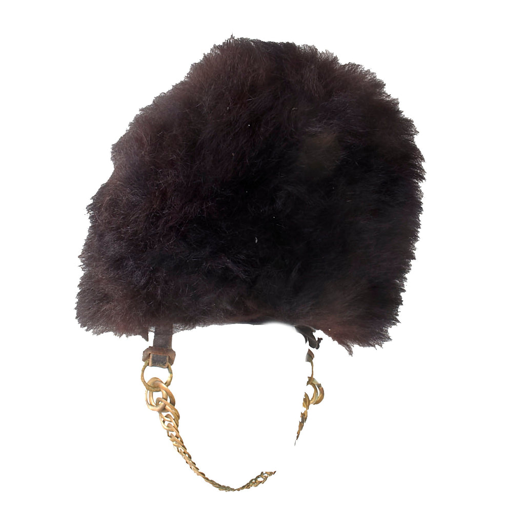 Original British Victorian Busby Helmet with Liner & Chinscales - Size ...