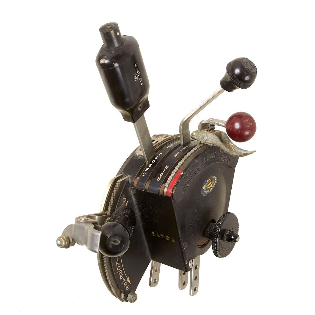 Original U.S. WWII Vought F4U Corsair Fighter Aircraft Throttle & Supe ...