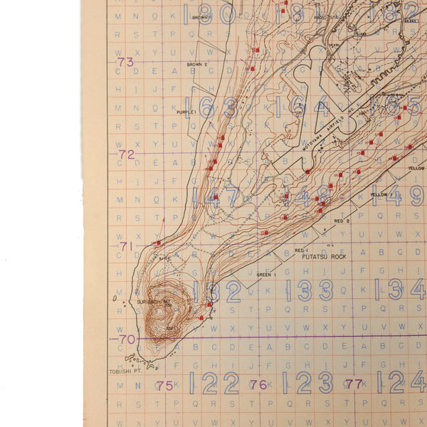 Original U.S. WWII USMC Battle of Iwo Jima “Blockhouses with Principal ...