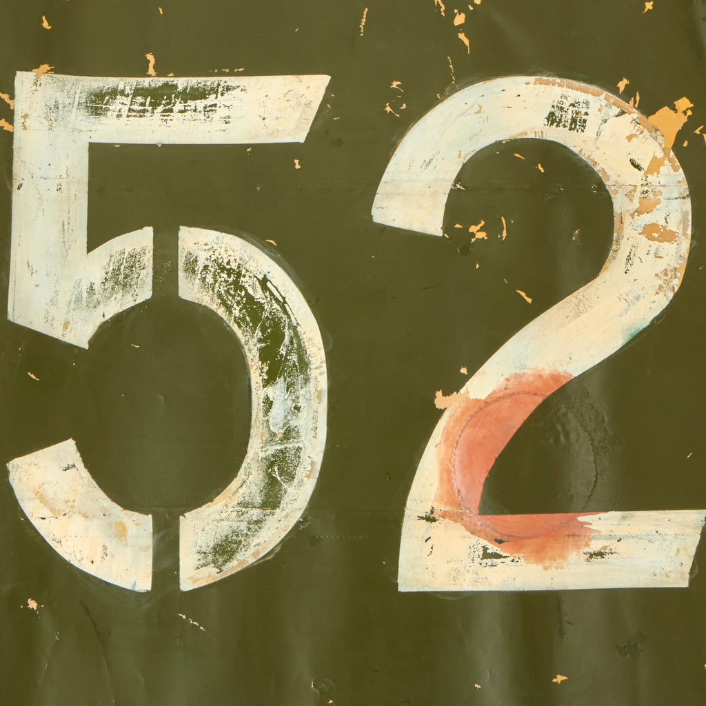 Original Imperial Japanese Float Plane Tail Skin “52” Captured at Sase ...