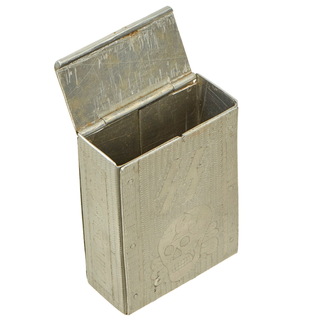 Original German WWII SS POW Made Engraved Aluminum Box from Post-War I ...