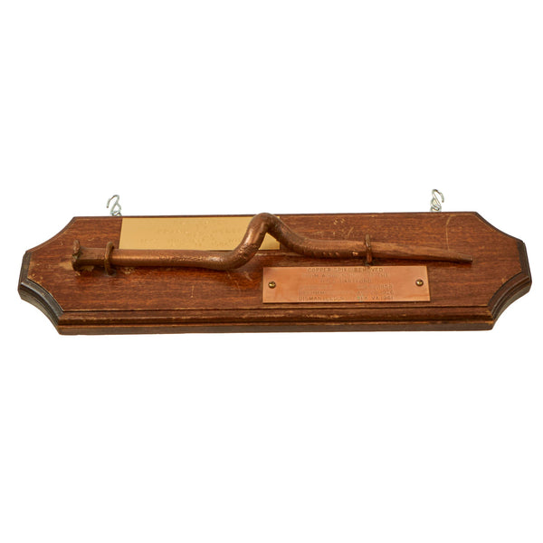 Original U.S. Civil War Copper Spike from Wooden Hull of USS Hartford ...