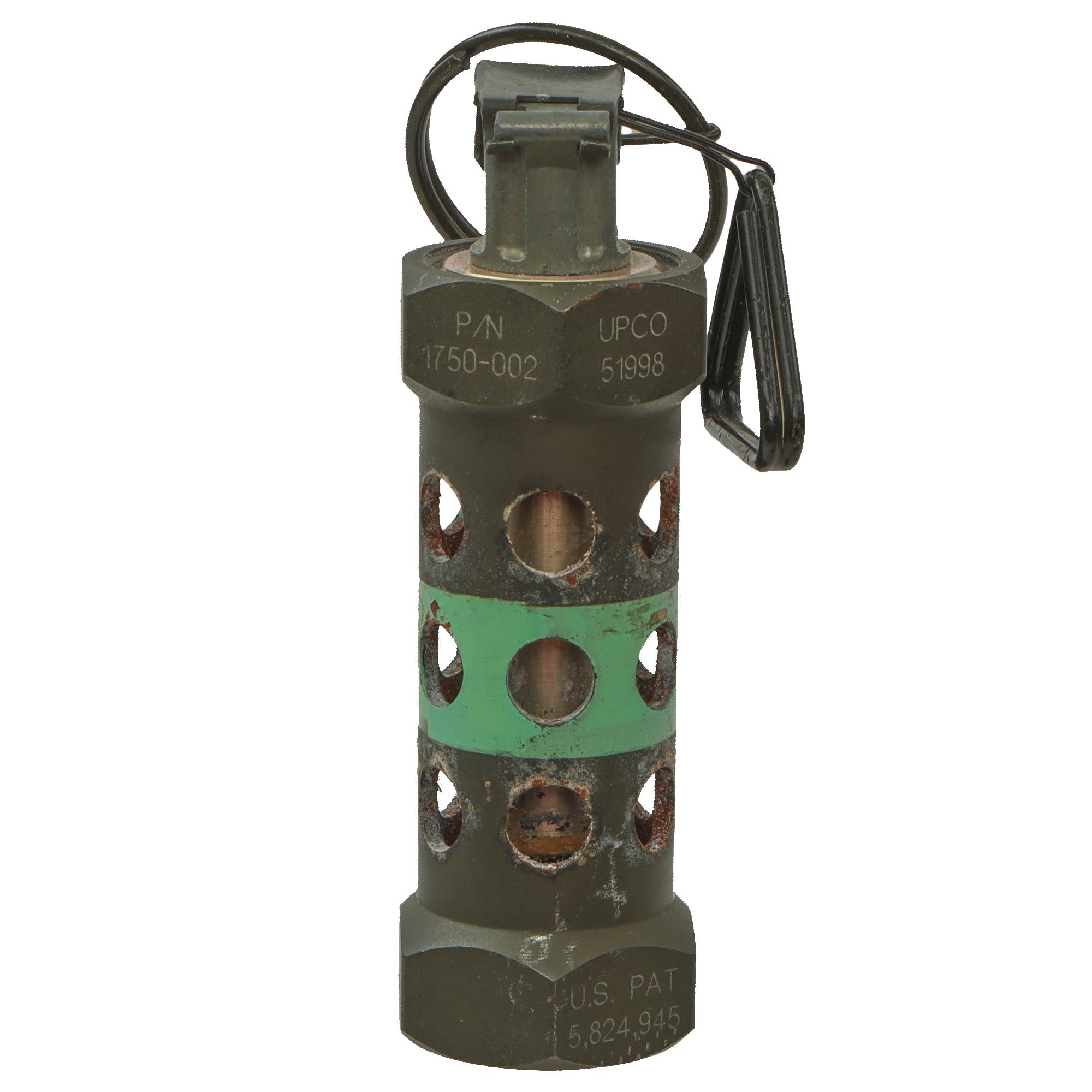 Original U.S. Modern Inert M84 Stun Grenade with Both Primary & Second ...