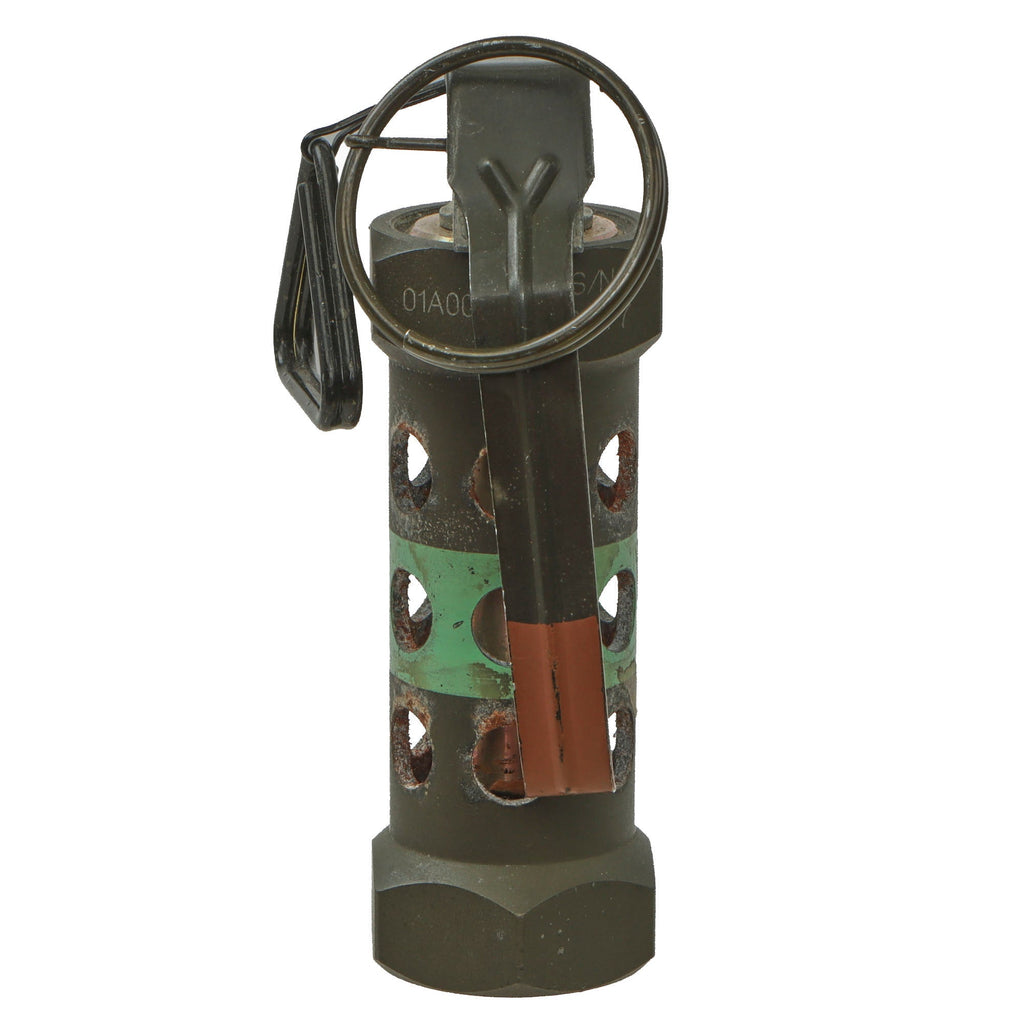 Original U.S. Modern Inert M84 Stun Grenade with Both Primary & Second ...