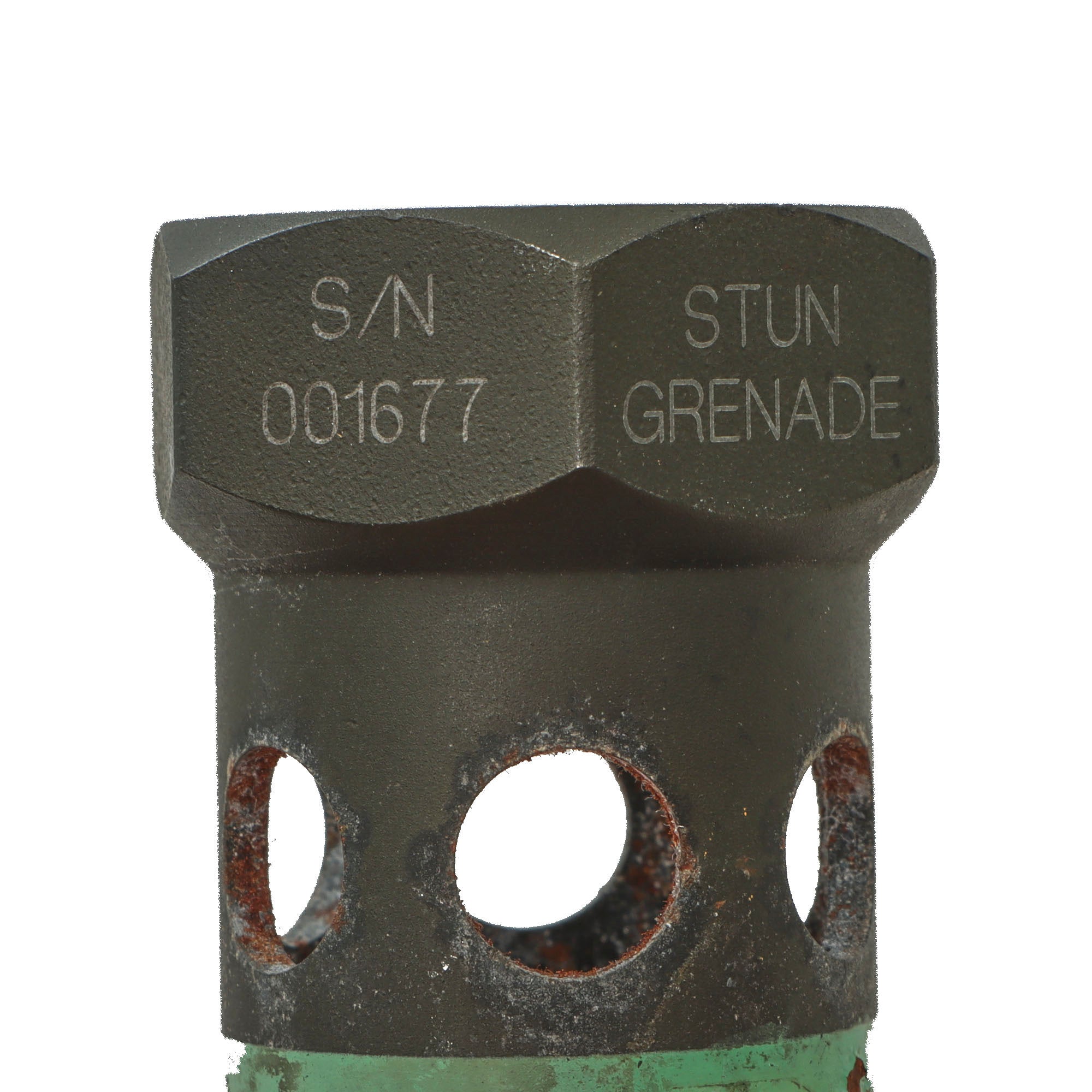 Original U.S. Modern Inert M84 Stun Grenade with Both Primary & Second ...