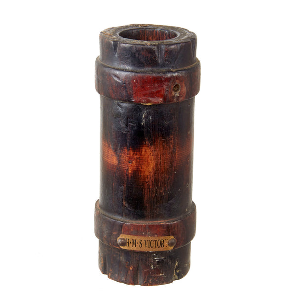 Original British Napoleonic Wooden Keg Made from Wood of the HMS Victo ...