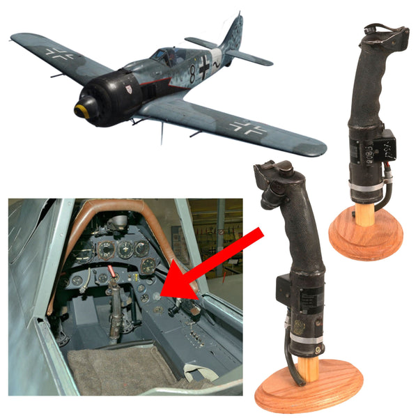 Original German WWII Focke-Wulf Fw 190 Control Stick KG13B on Display ...