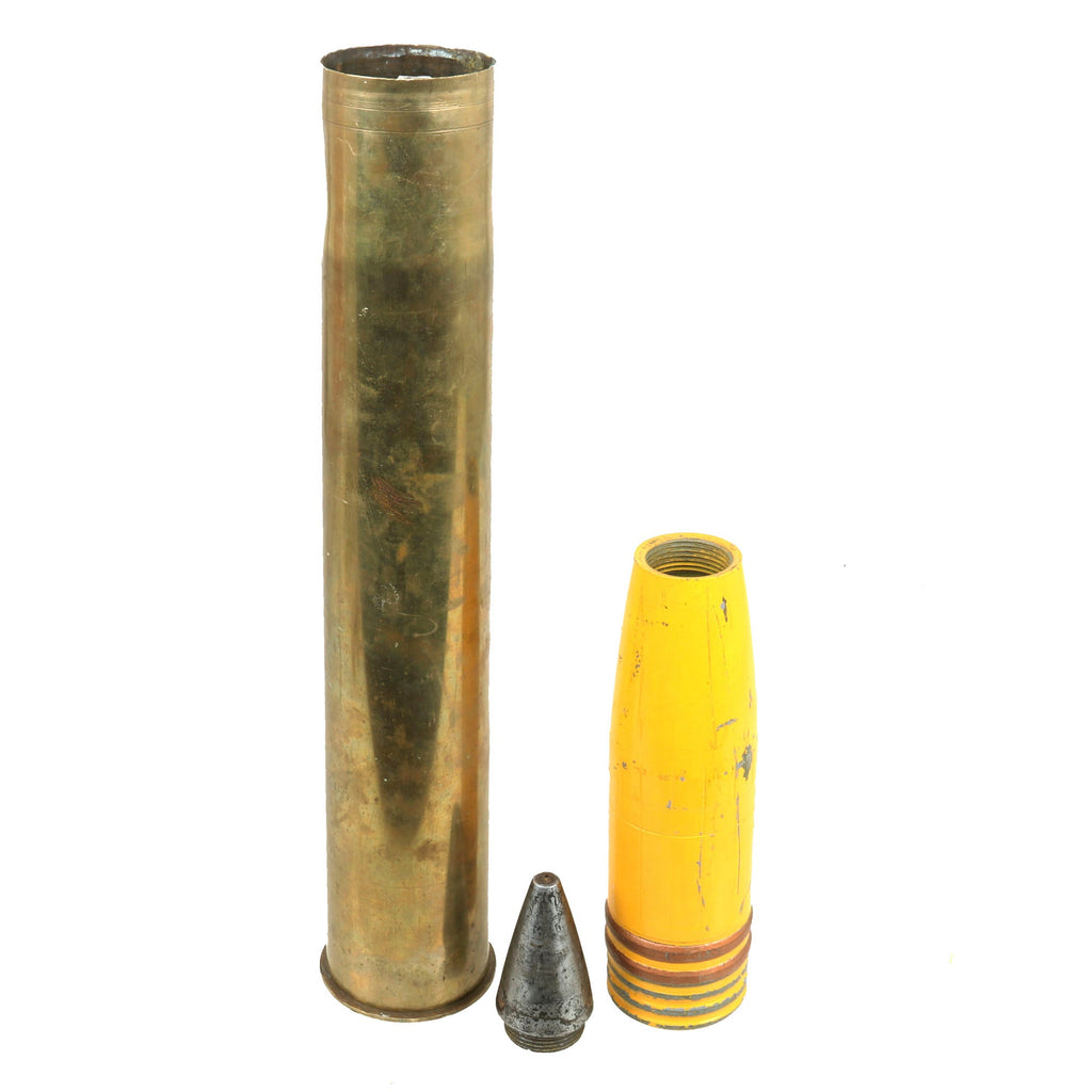 Original German WWII FlaK 88 High Explosive Inert Shell with Early Bra ...