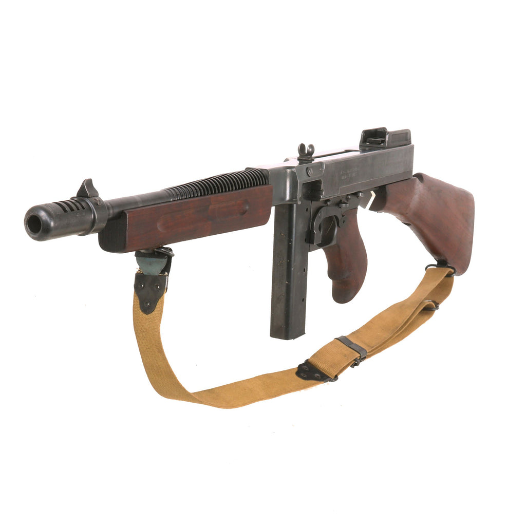 Original U.S. WWII Thompson M1928A1 Display Submachine Gun Serial NO.S ...