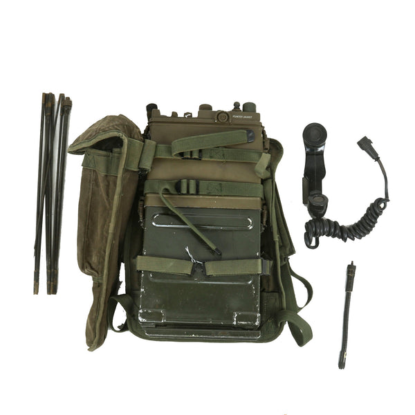 Original U.S. Vietnam War RT-176 AN/PRC-10 Backpack Radio Rig with Ant ...